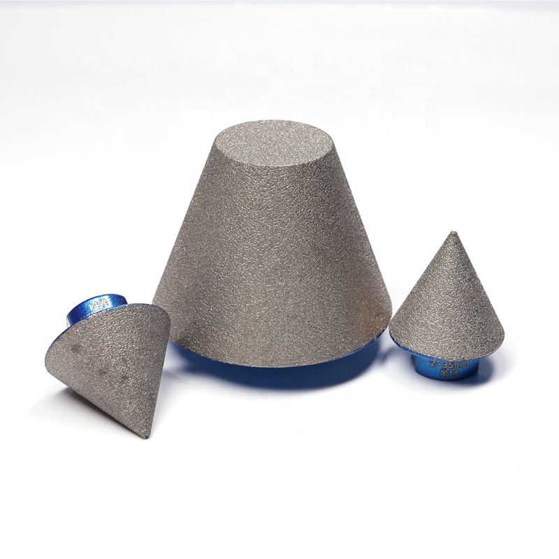 China Diamond Drilling Cone Porcelain Milling Cone Edge Chamfer Diamond ...