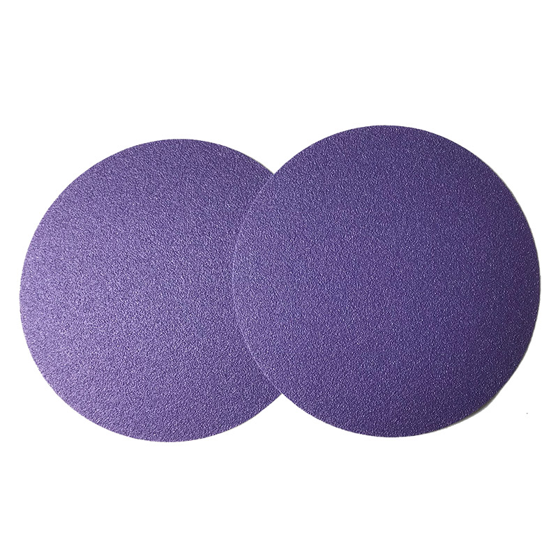 China Ceramic Film abrasive sanding disc sandpaper disc 150mm NO holes ...